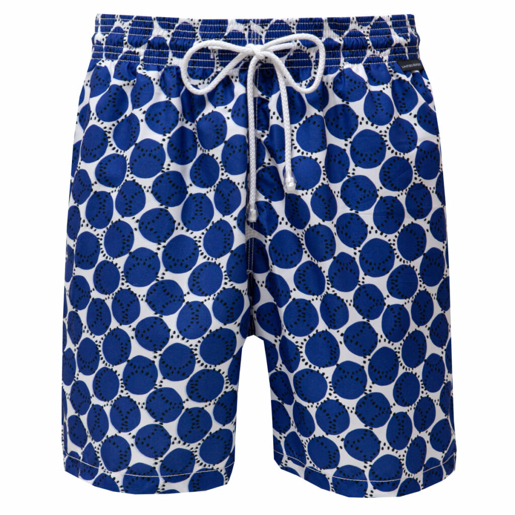 MEN SWIMWEAR LIMITED EDITION Dots Blue navy - Aqua Swimwear
